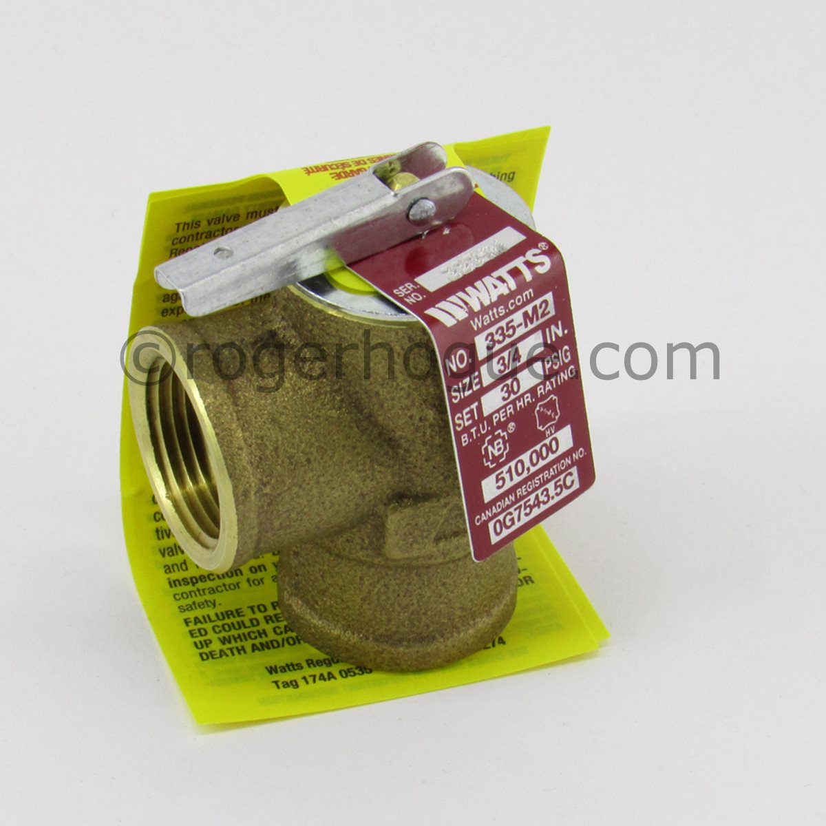 335M2 3/4 30 | Les Contrôles Roger Hogue Québec inc.