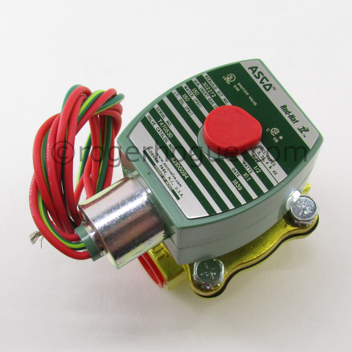 VALVES SOLENOIDES | Les Contrôles Roger Hogue Québec Inc.